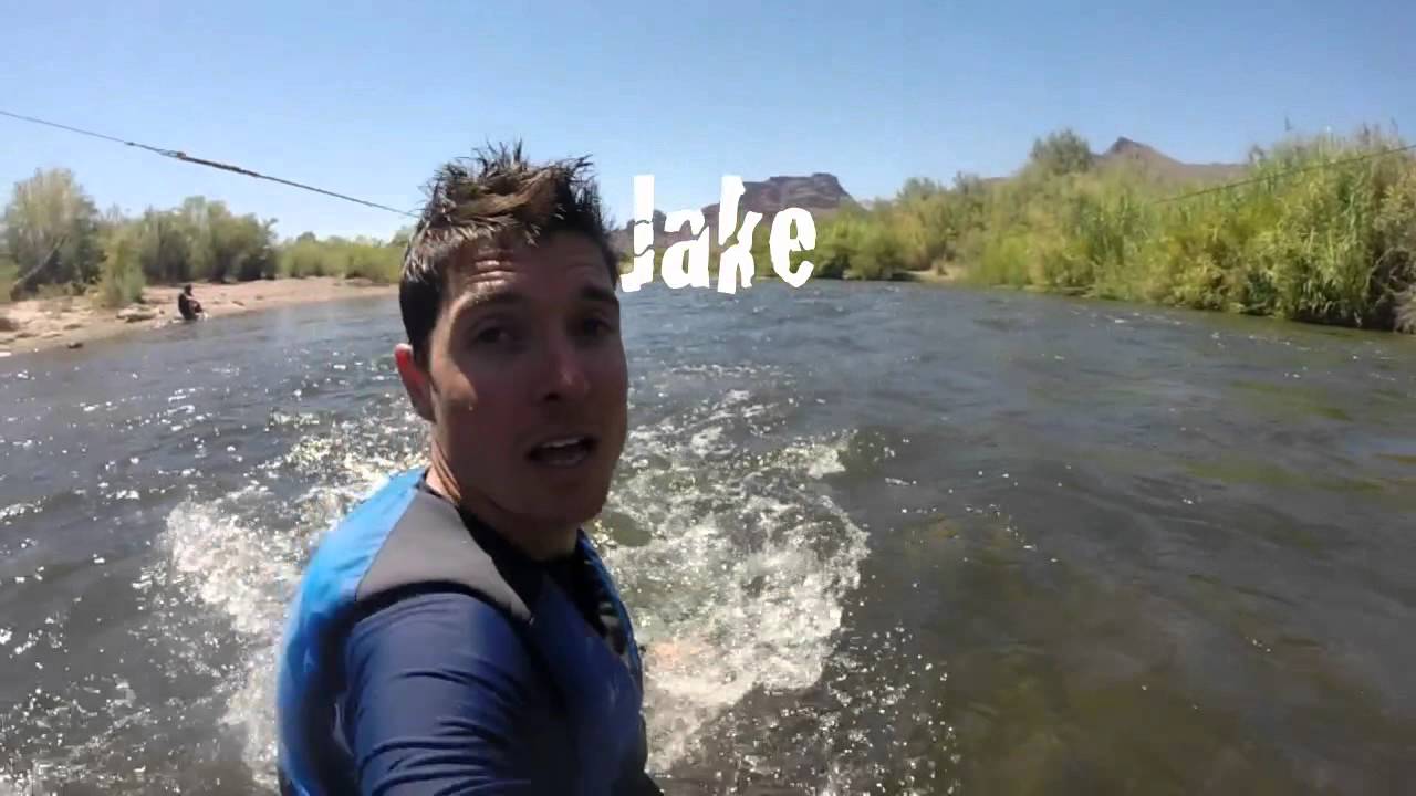 Bungee Surfing Salt River Aug 28 2015 - YouTube
