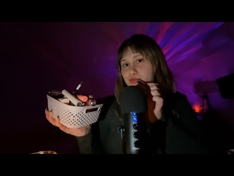 asmr l dudak ürünlerimi deniyoruz