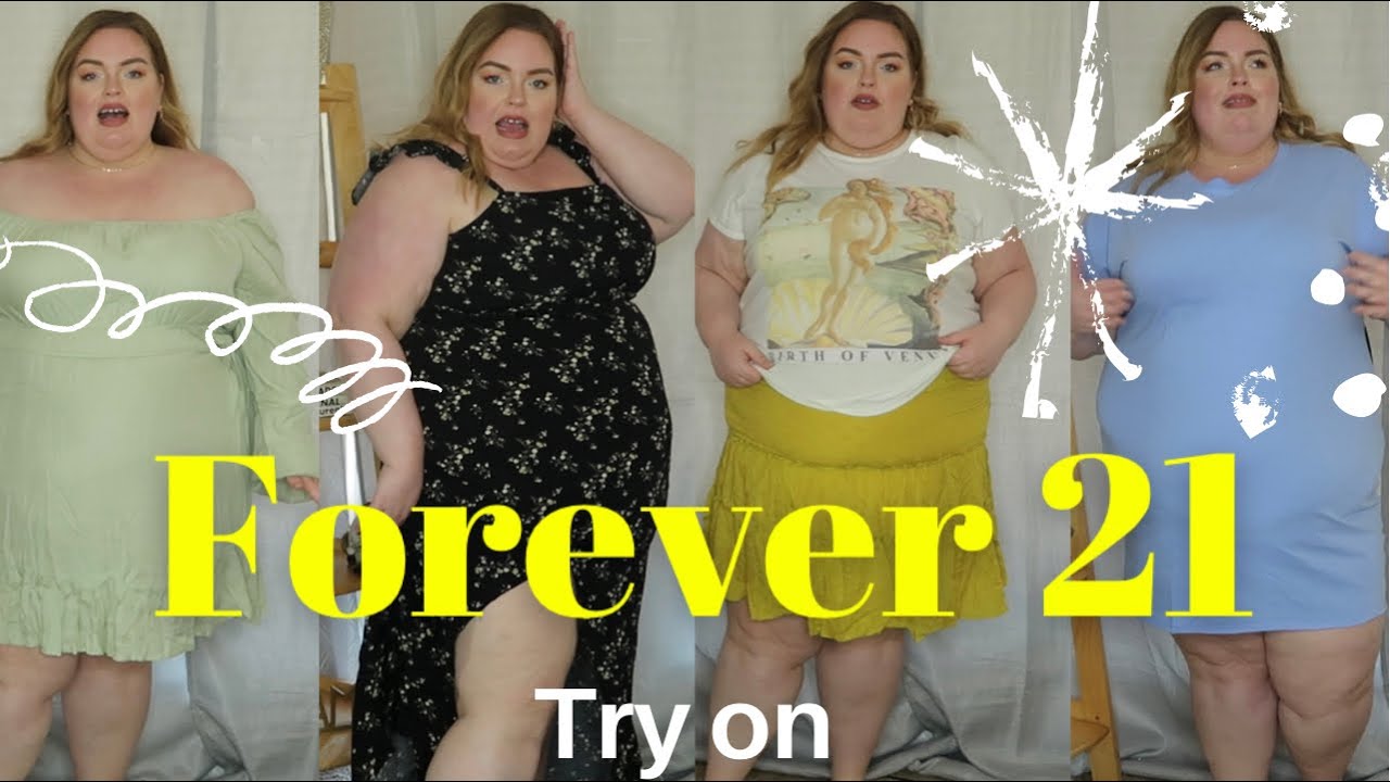 Forever 21 plus size spring try on - YouTube