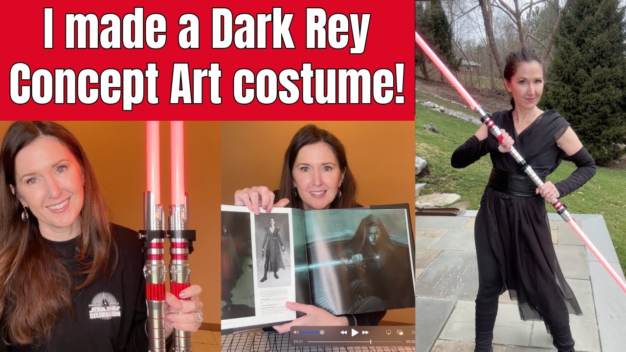 I made a Dark Rey costume based on TROS concept art - YouTube
