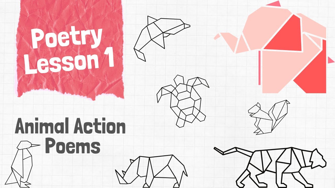 Poetry Lesson 1 | Animal Actions - YouTube
