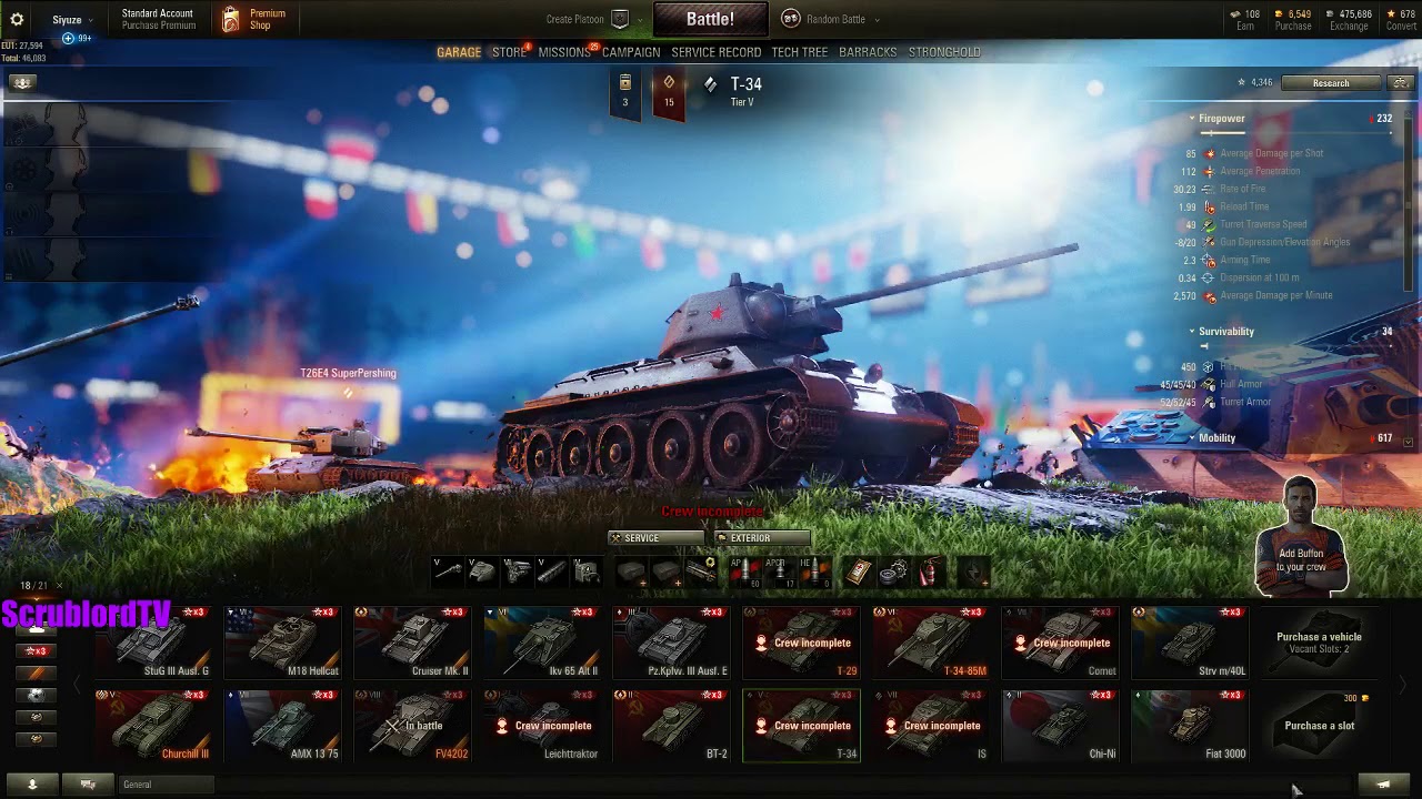 Rocket League and World of Tanks stream on 25/6/2018 | ScrublordTV ...