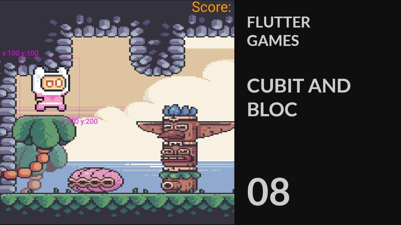 08. Cubit and BLoC Communication in Flutter Games - Pinkie - YouTube