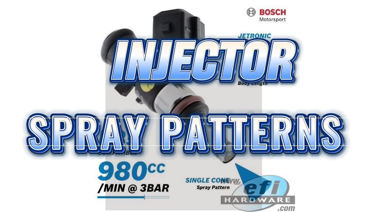 EFI Hardware - Fuel Injector Spray Patterns #performancecars # ...