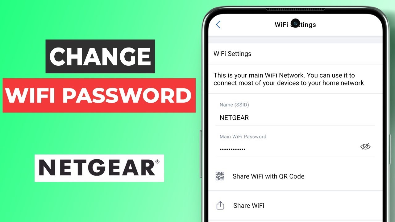 How to Change Wifi Password using the Nighthawk app - YouTube