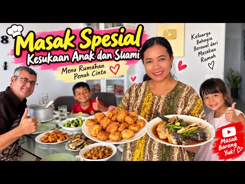 MASAK 4 MENU SPESIAL KESUKAAN SUAMI &ANAK2 ( MASAK BERDUA SAMA SUAMI ) 