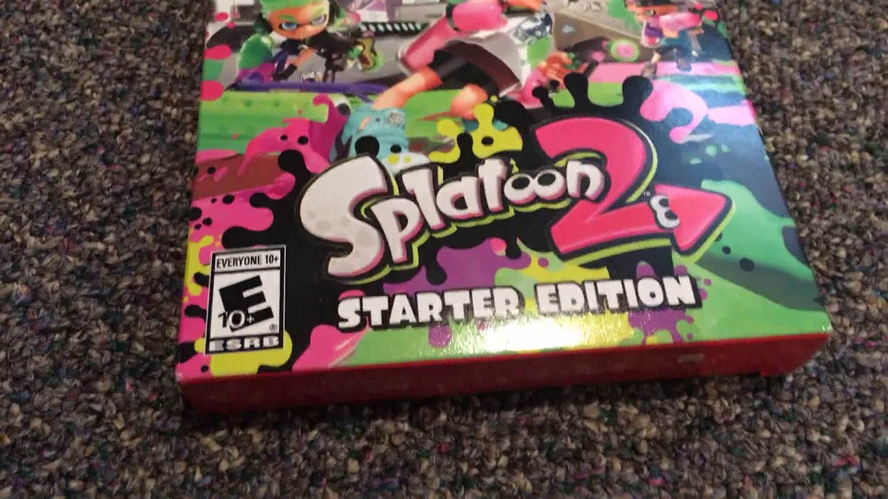 Splatoon 2 starter pack unboxing - YouTube