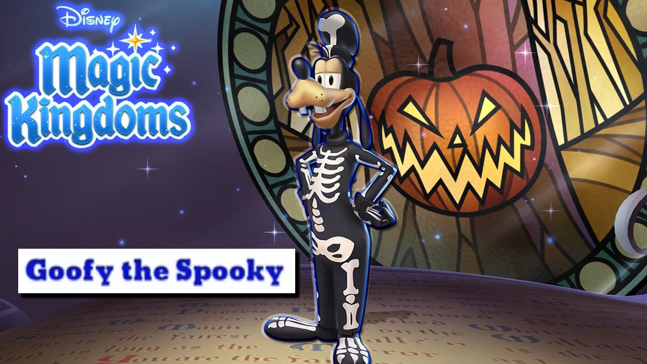 GOOFY THE SPOOKY UNLOCKED | Disney Magic Kingdoms | Nightmare Before ...