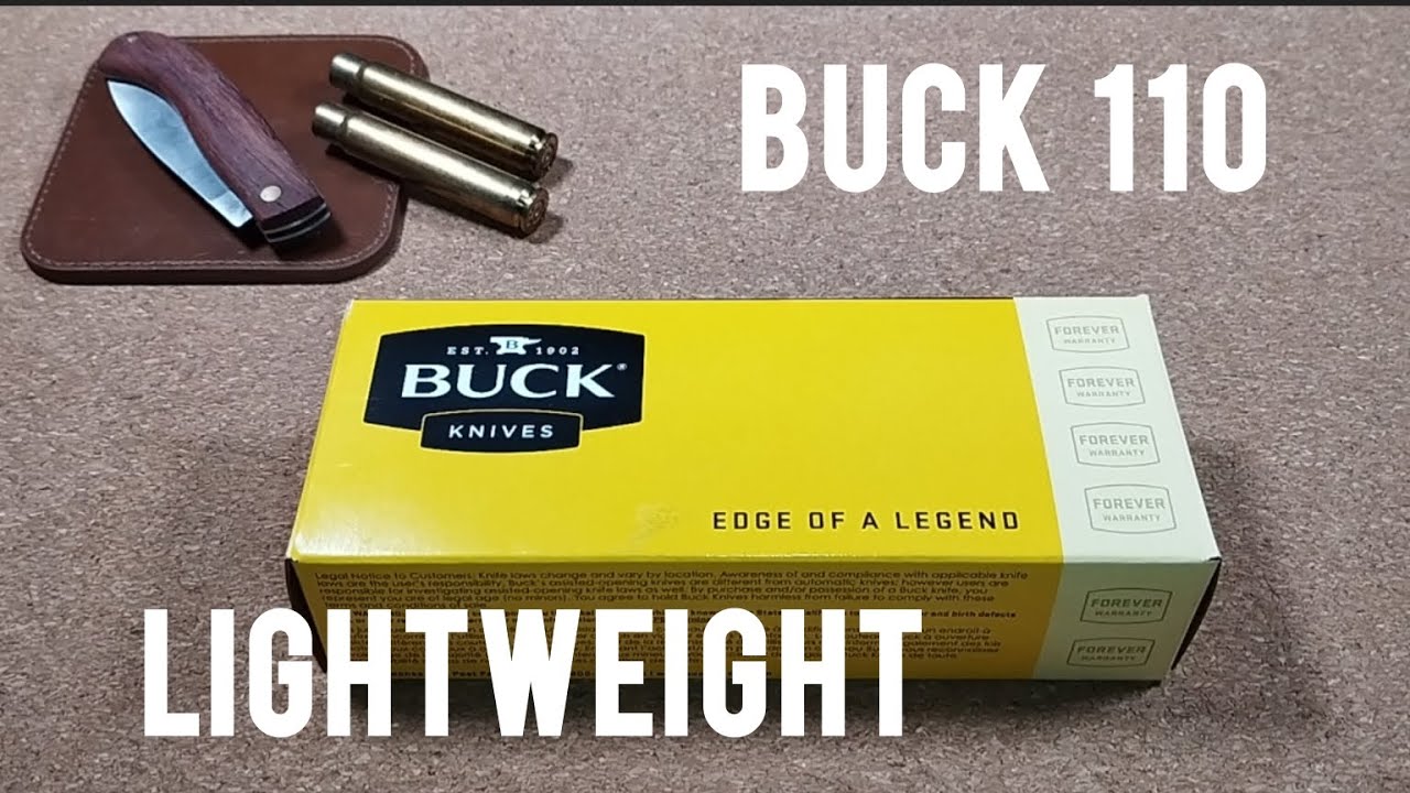 Knifetalk - Buck 110 Folding Hunter Lightweight vs 110 Slim Select vs ...