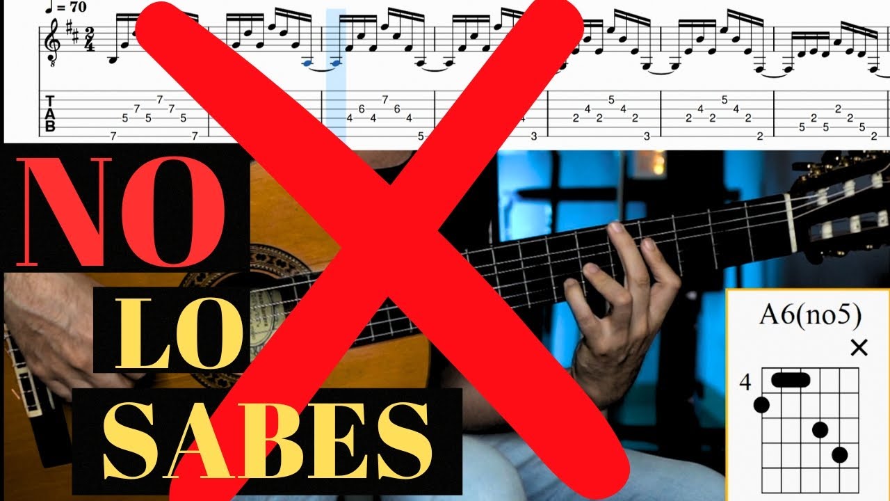 sabrás tocar algo precioso en guitarra (APRENDE PASO A PASO) - YouTube