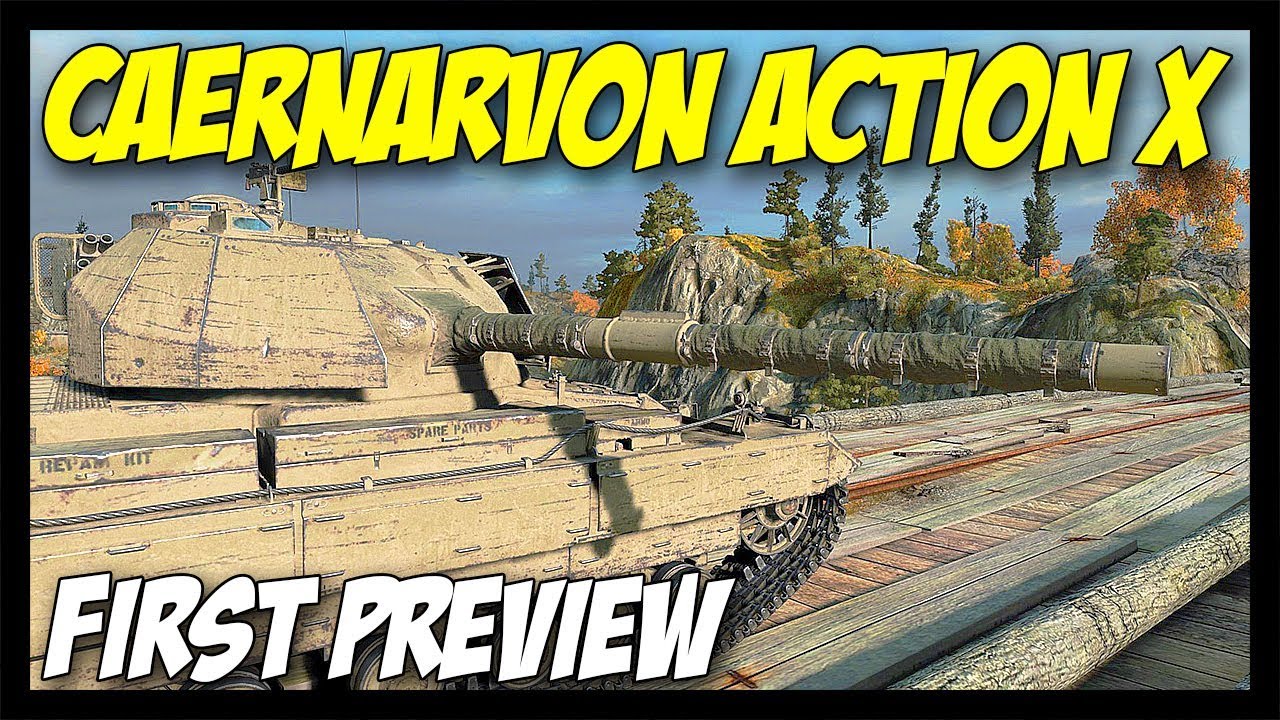 Caernarvon Action X Preview - Upcoming Tier 8 Premium - World of Tanks ...