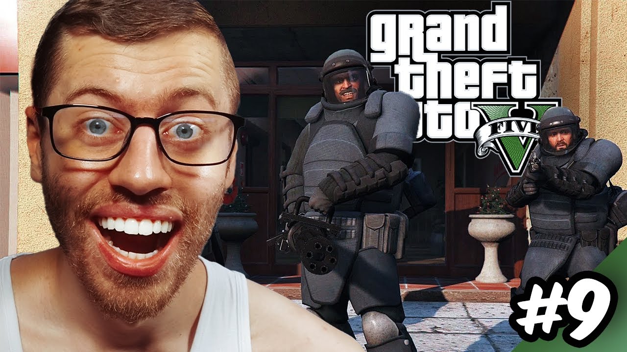 BANK HEIST!!! - GTA V STORY MODE | EPISODE 9 - YouTube