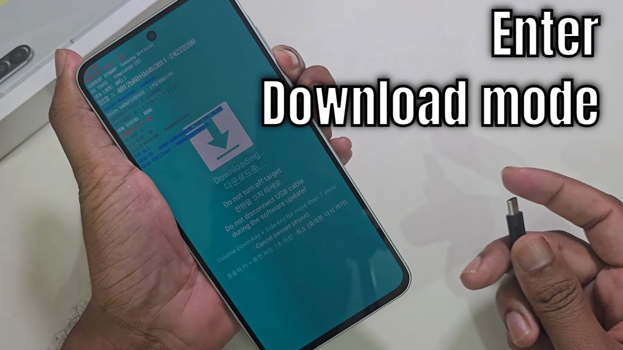 Samsung Galaxy A56: How to enter download mode Samsung - YouTube