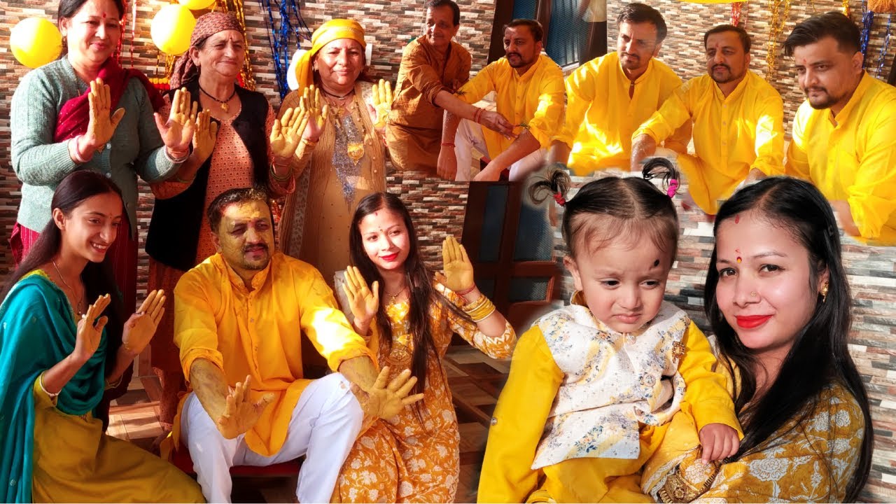 जेठजी की हल्दी रस्म में की खूब मस्ती || Haldi ceremony || जेठजी की ...