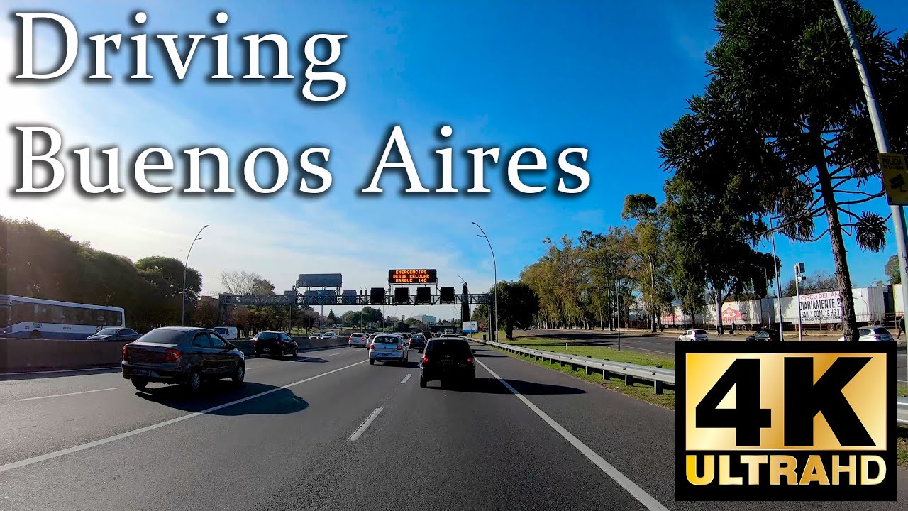 Buenos Aires 2021 - Driving 4K - Av Gral Paz / Av Panamericana - YouTube