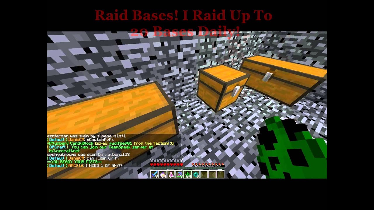 Minecraft Server Review - OPCraft [1.7 Now!] [Factions/Pvp] [24/7] - YouTube