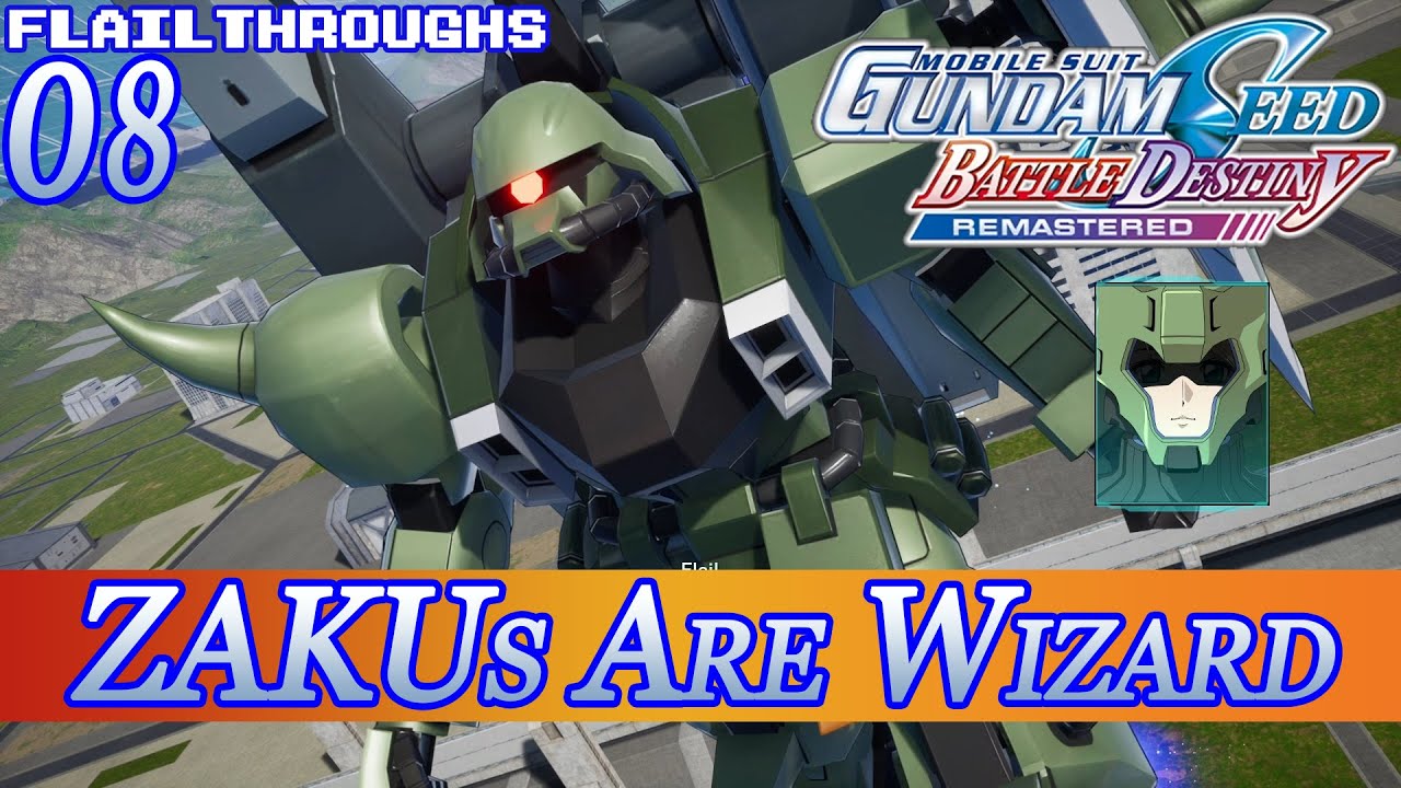 Gundam SEED Battle Destiny Remastered! 08: Remember it's spelled ZAKU ...