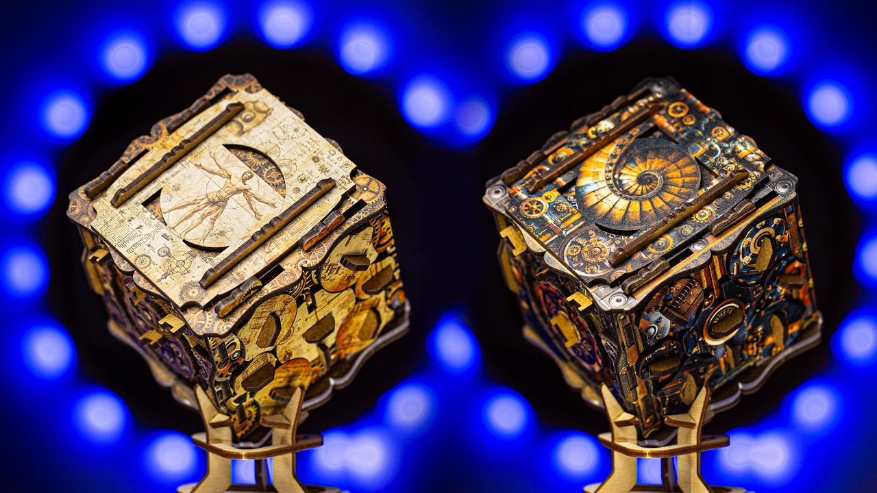 Who opens the IQube puzzle box first wins - YouTube