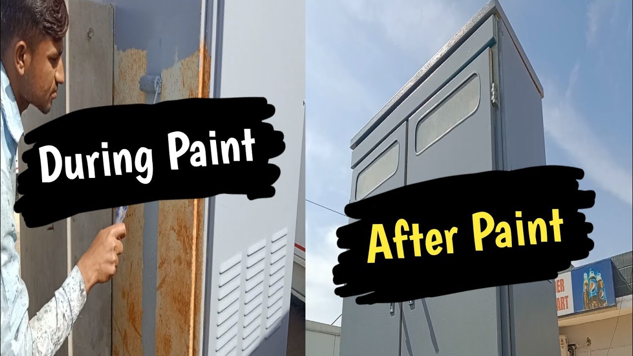 Big Generator Paint | Our Work Vlogs - YouTube