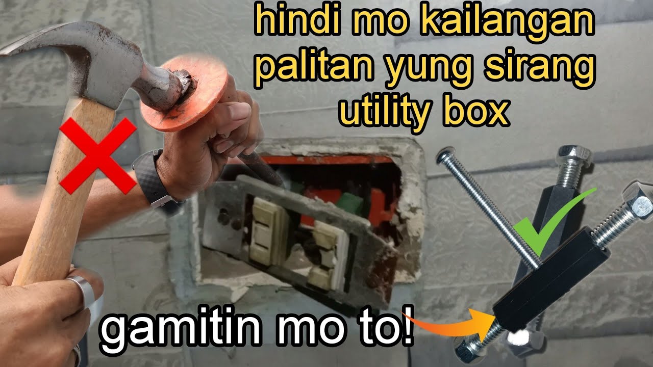 How to fix old and broken utility box|Cordovez buting-ting - YouTube