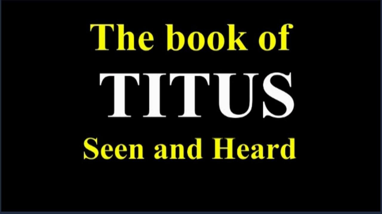 The Book of TITUS - Visual Audio Bible - YouTube
