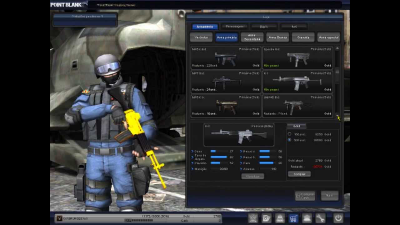 Pack de Armas Gold Point Blank - YouTube