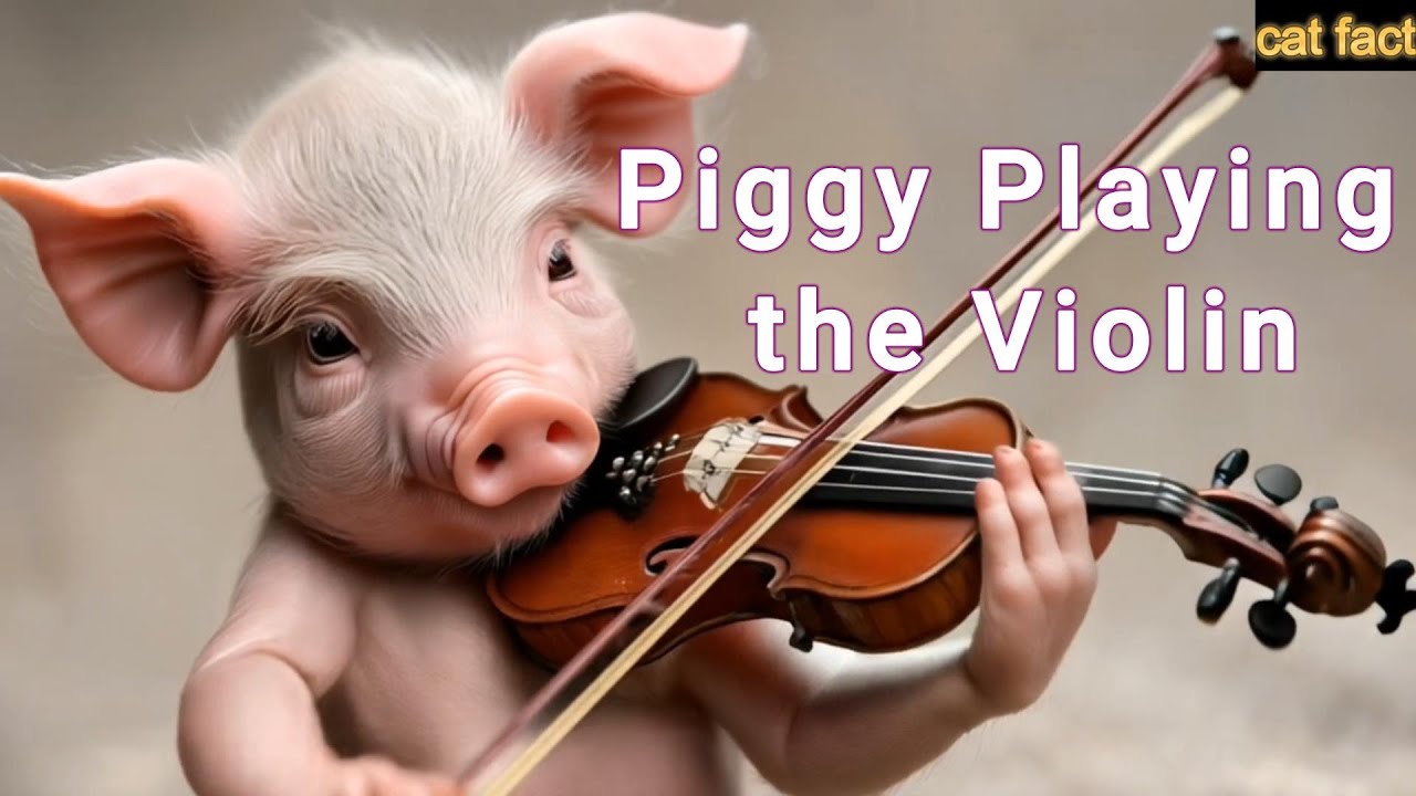 Piggy Playing the Violin - YouTube