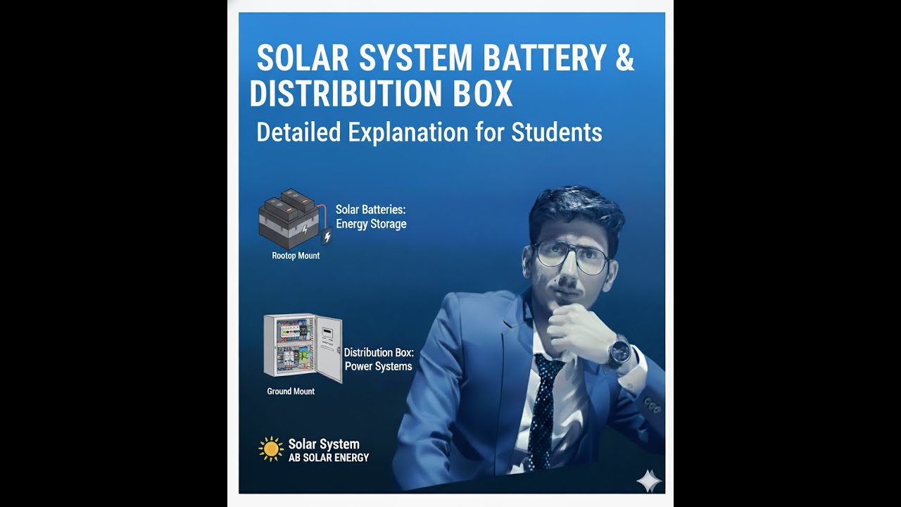 Solar System Battery & Distribution Box – Detailed Explanation for ...