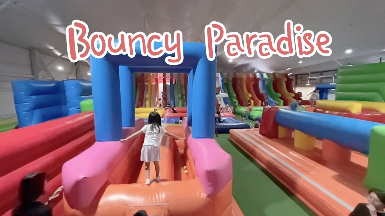 Bouncy Paradise - World Largest Inflatable Playground @ Singapore - YouTube