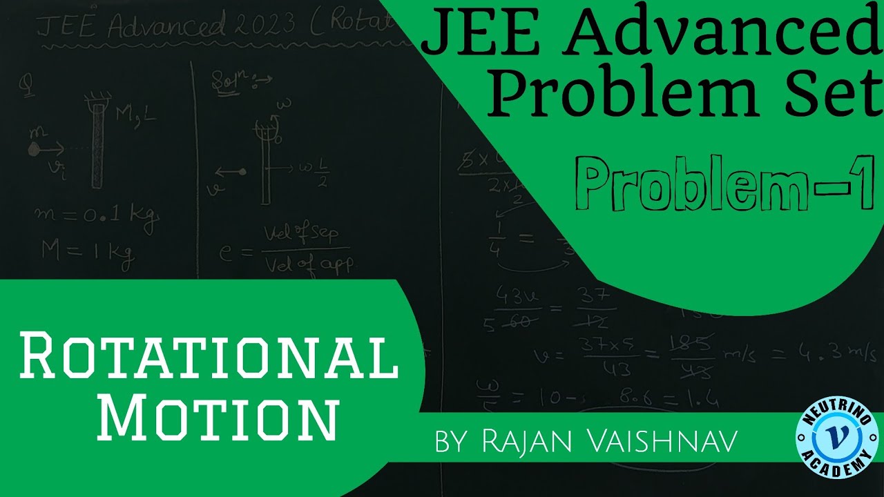 JEE Advanced Problem Series on Rotational Motion Q1 || JEE Advanced ...