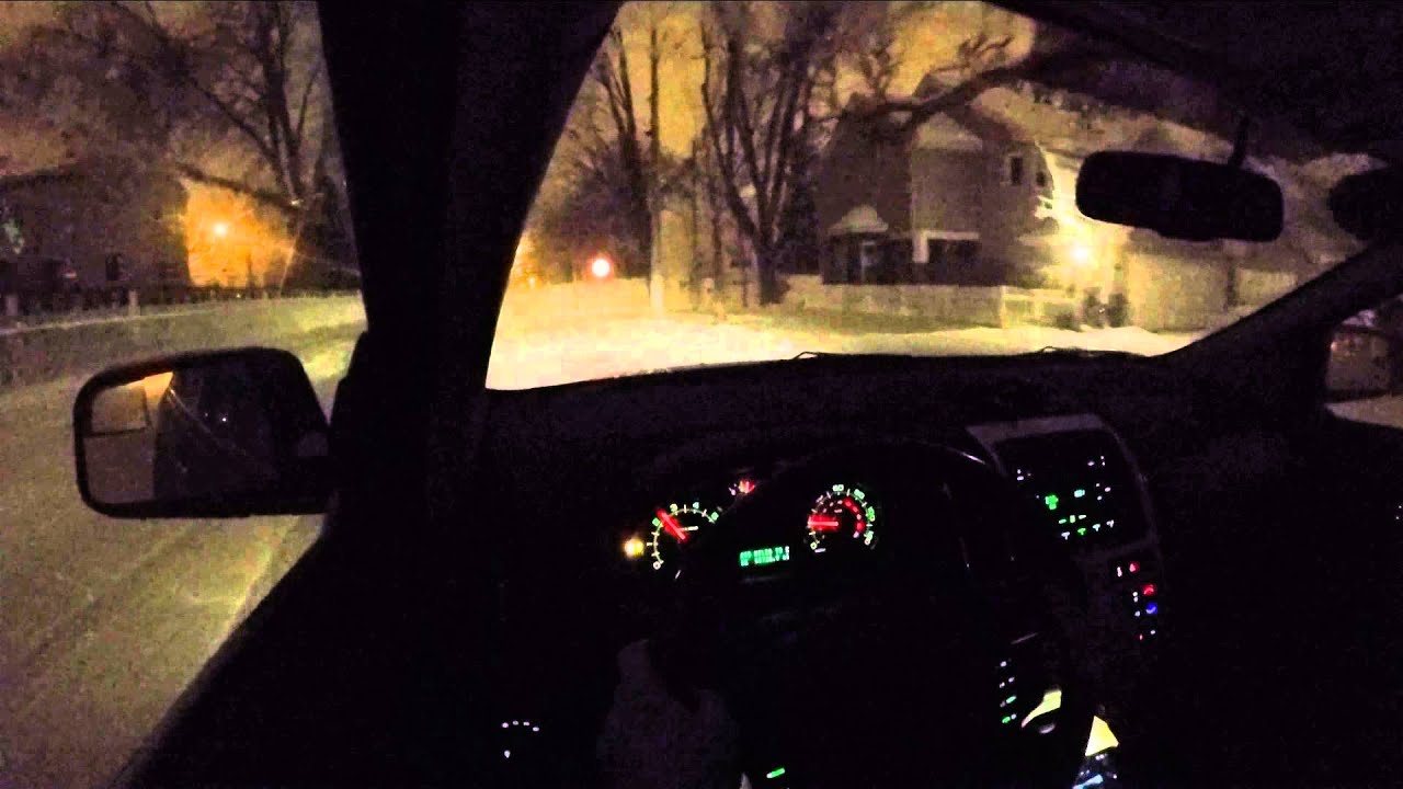 Night Drifting in a Ford Edge - YouTube