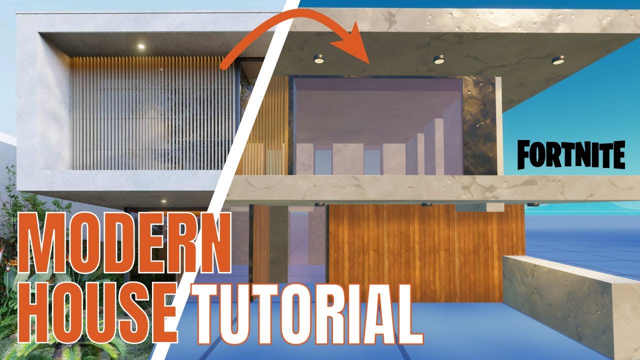 How to build a Modern House | Fortnite Creative - YouTube