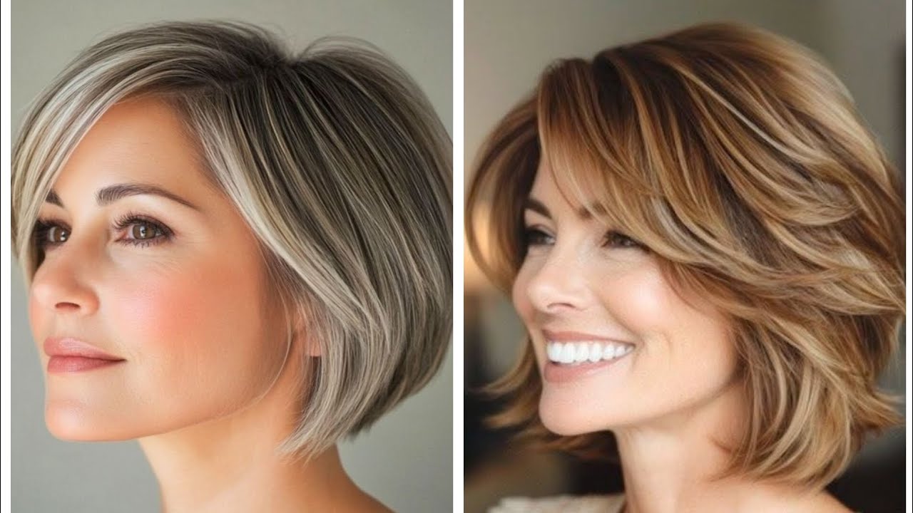 Best TOp 40+ Medium length layered Haircuts|| Bob Pixie Haircut for ...