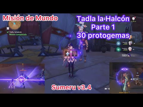 Genshin Impact Misión Mundo Tadla la Halcón Asentamiento de los Tanit ...