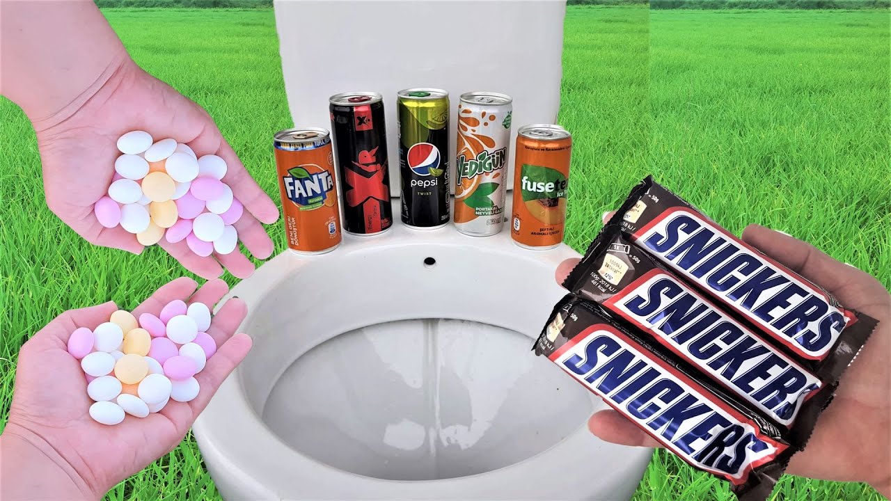SNICKERS Toilet Experiment Stretch Armstrong Fanta,Sevendays,Pepsi ...