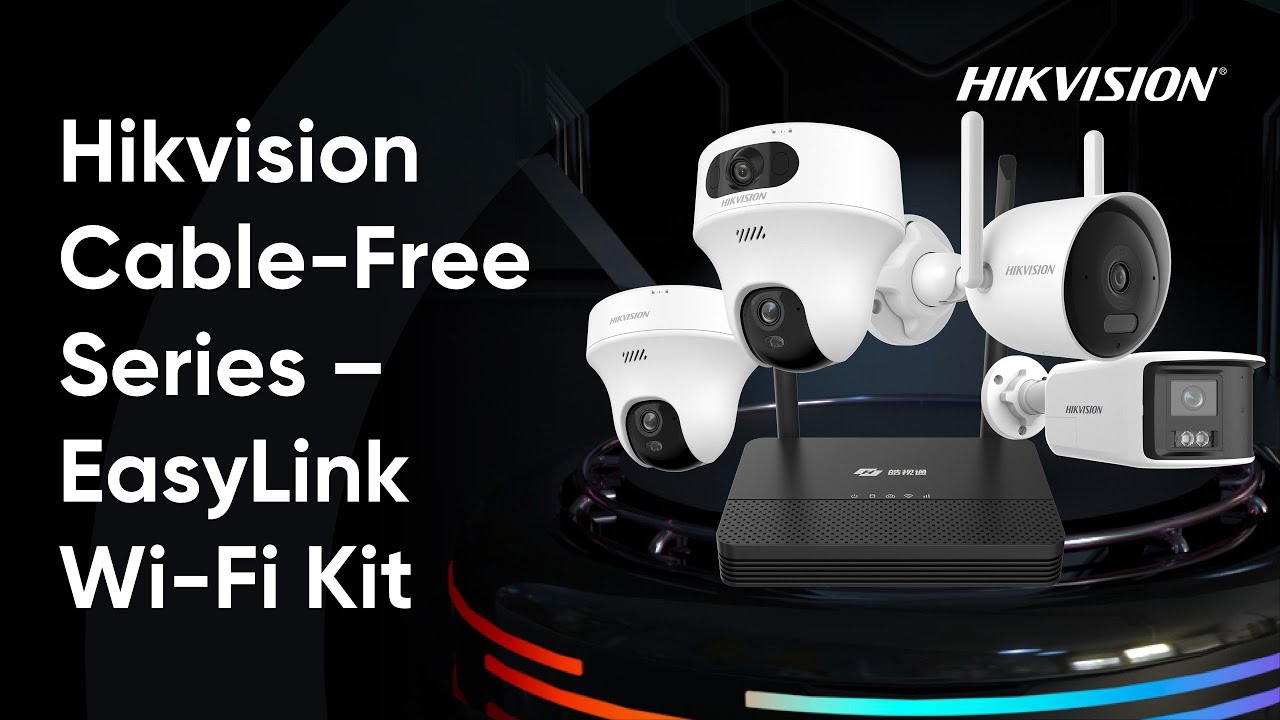 Hikvision Cable-Free Series – EasyLink Wi-Fi Kit - YouTube