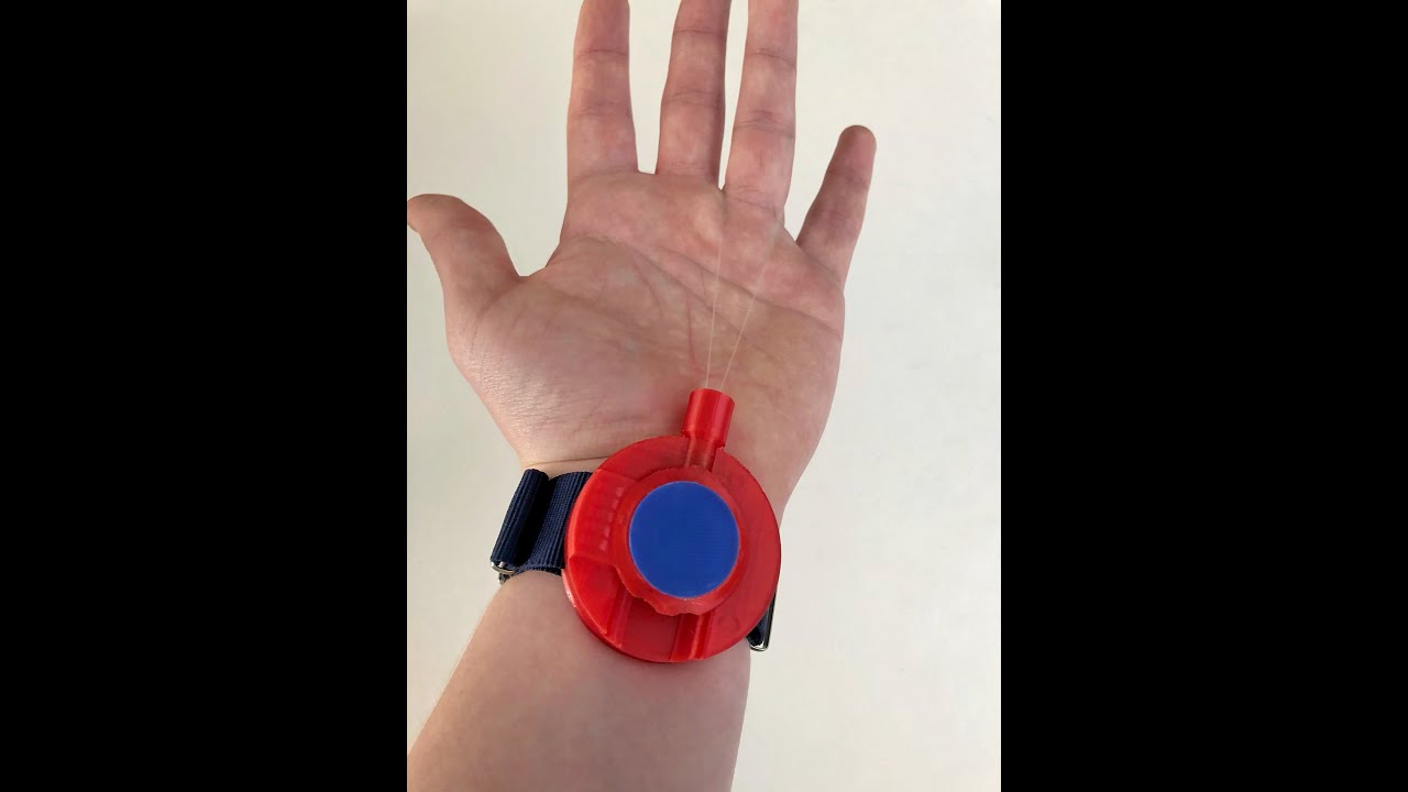 Spidey-15 Functional Web Shooter - YouTube