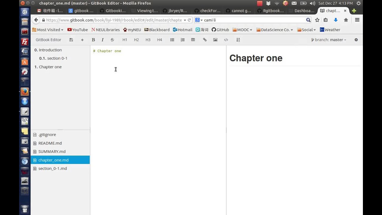 1. Create Gitbook online - YouTube