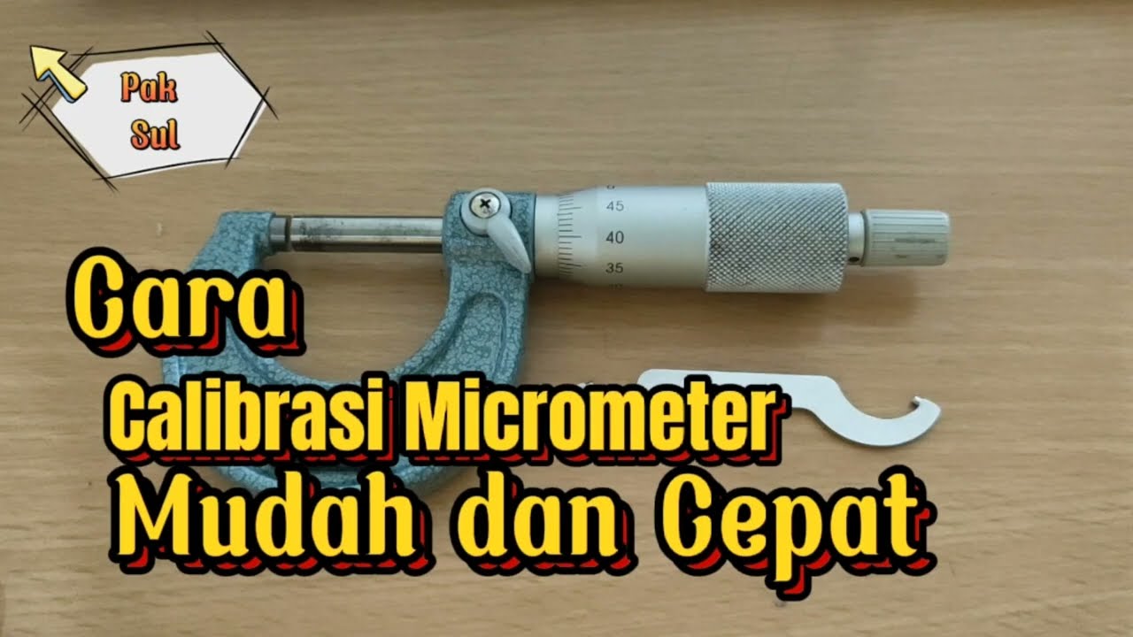 Kalibrasi Mikrometer - YouTube