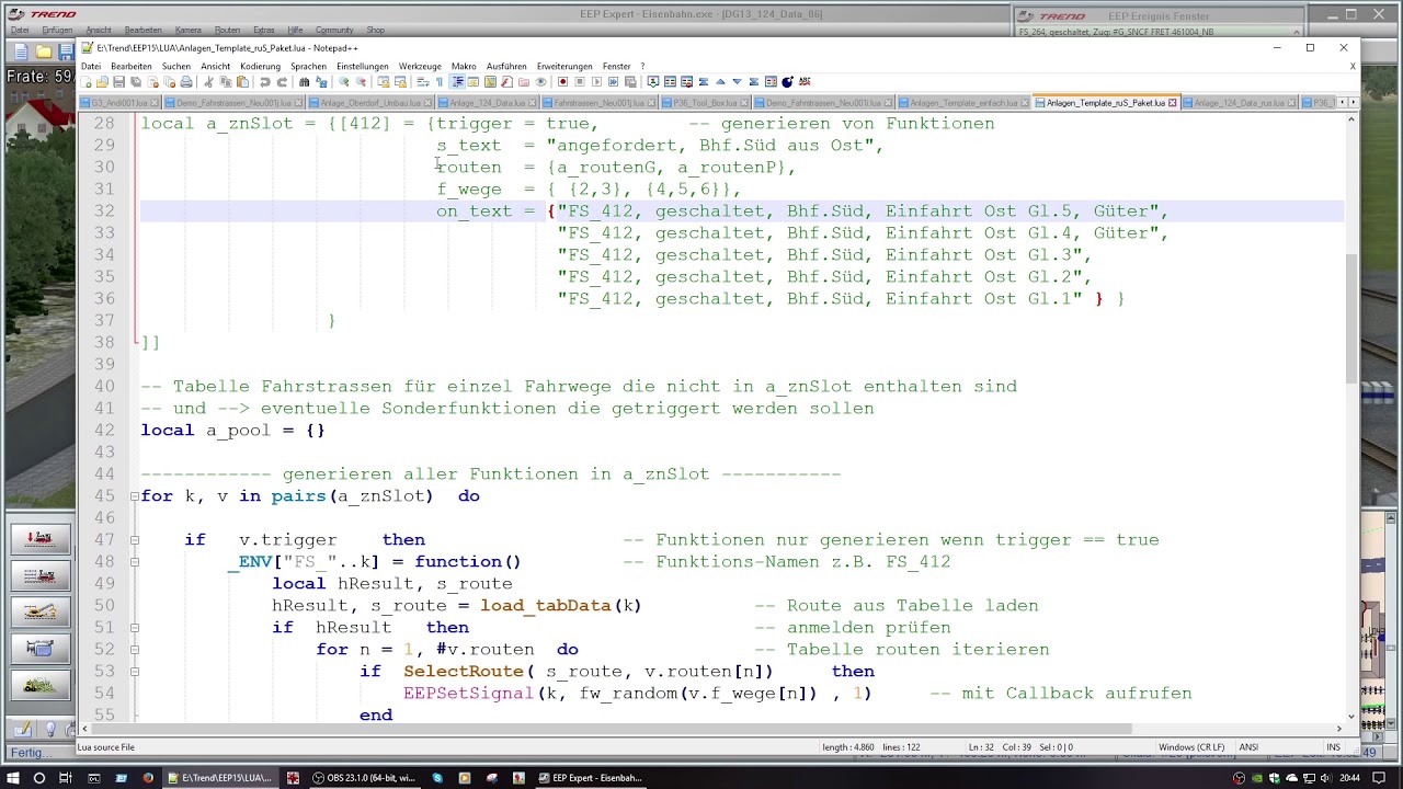 EEP Fahrstrassen einrichten und steuern mit Lua, Neu01j - YouTube