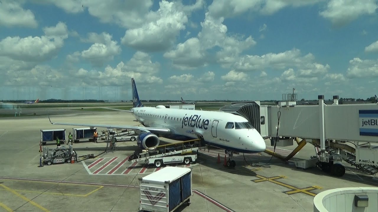 jetBlue Airways: DCA-MCO - Embraer E190 - YouTube
