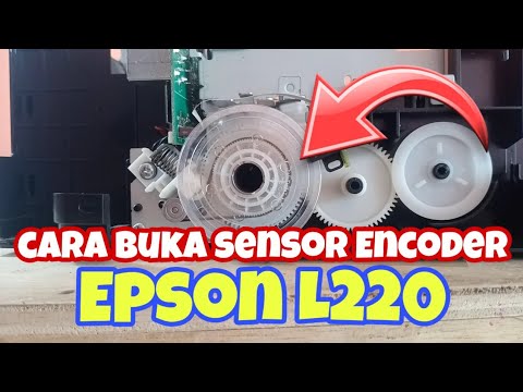 Cara Buka Sensor Encoder Bulat Printer Epson L220 - YouTube