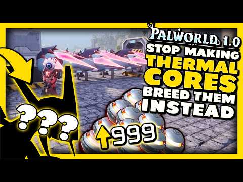 Breed and Butcher FAST Thermal Cores in Palworld 1.0