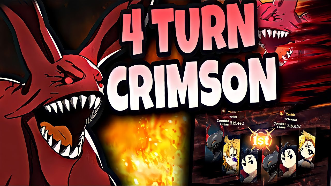 CRIMSON HELL WITHIN 4 TURNS [no RNG]- Seven Deadly Sins: Grand Cross ...