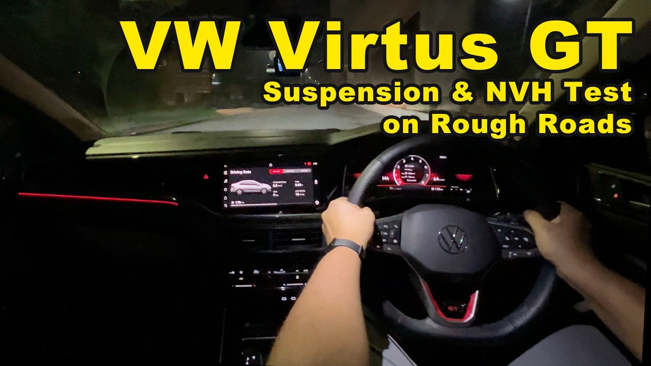 VW Virtus GT Suspension & NVH Test on Rough City Roads - YouTube