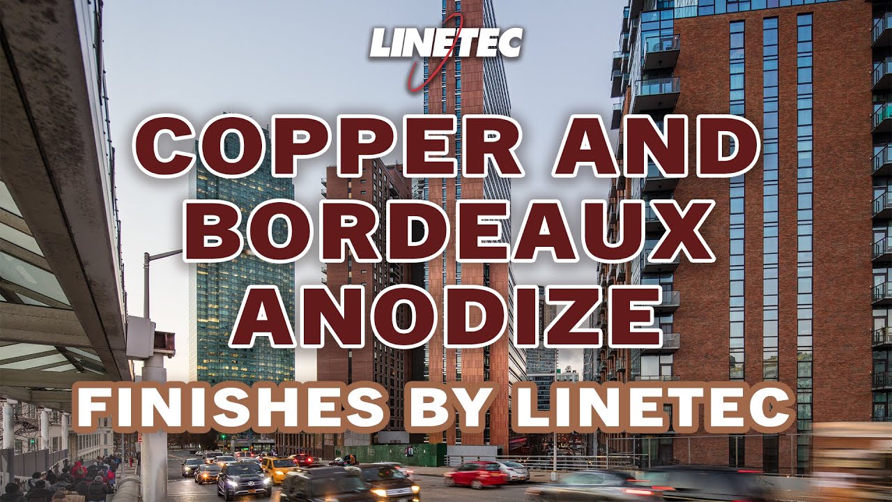 Copper and Bordeaux Anodize Finishes by Linetec - YouTube