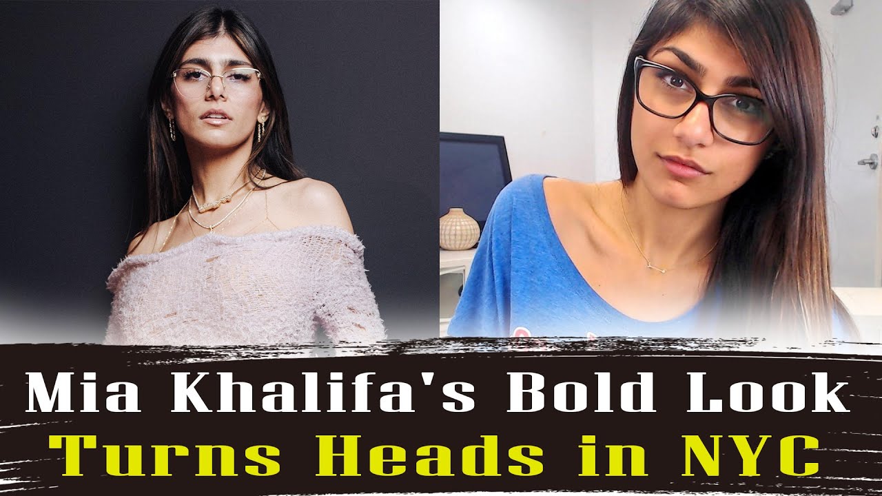 Mia Khalifa's Bold NYC Look Turns Heads - YouTube