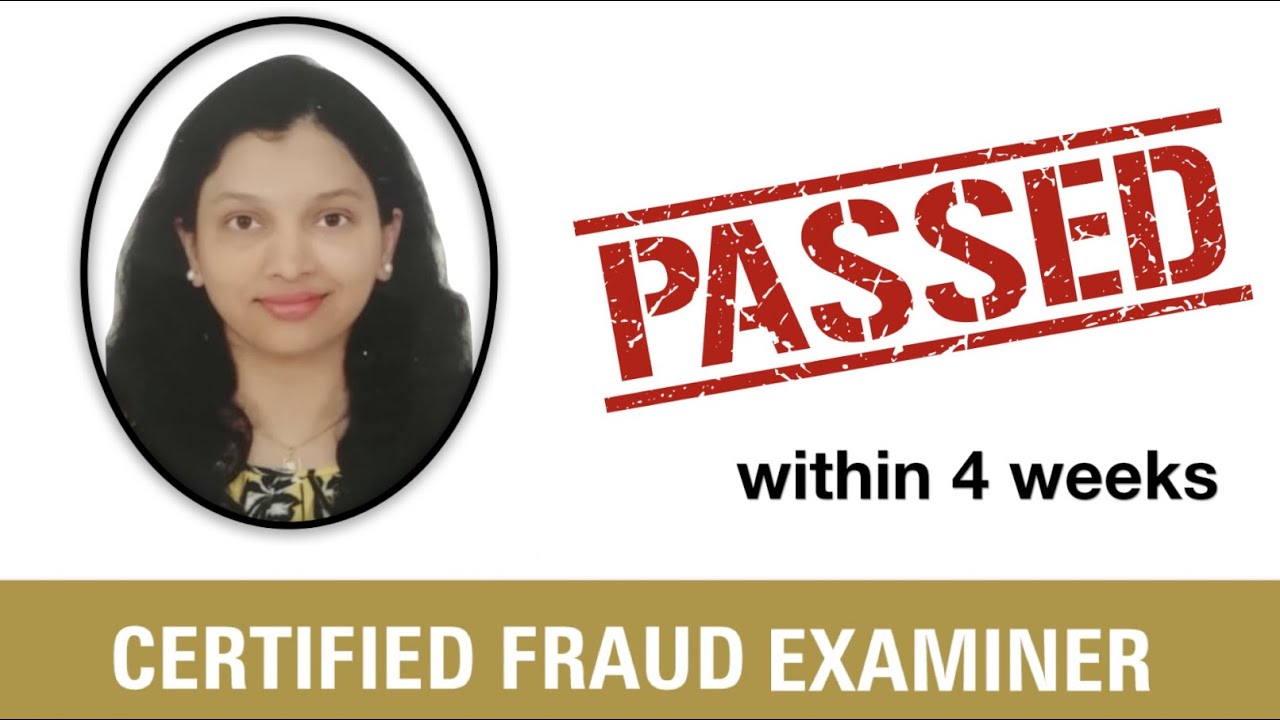 Certified Fraud Examiner (CFE) within 4 Weeks - YouTube