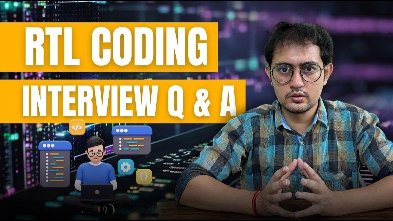 VLSI FOR ALL - RTL Coding Interview Questions | Part-1 | Verilog | Design | Flipflop | One-hot ...