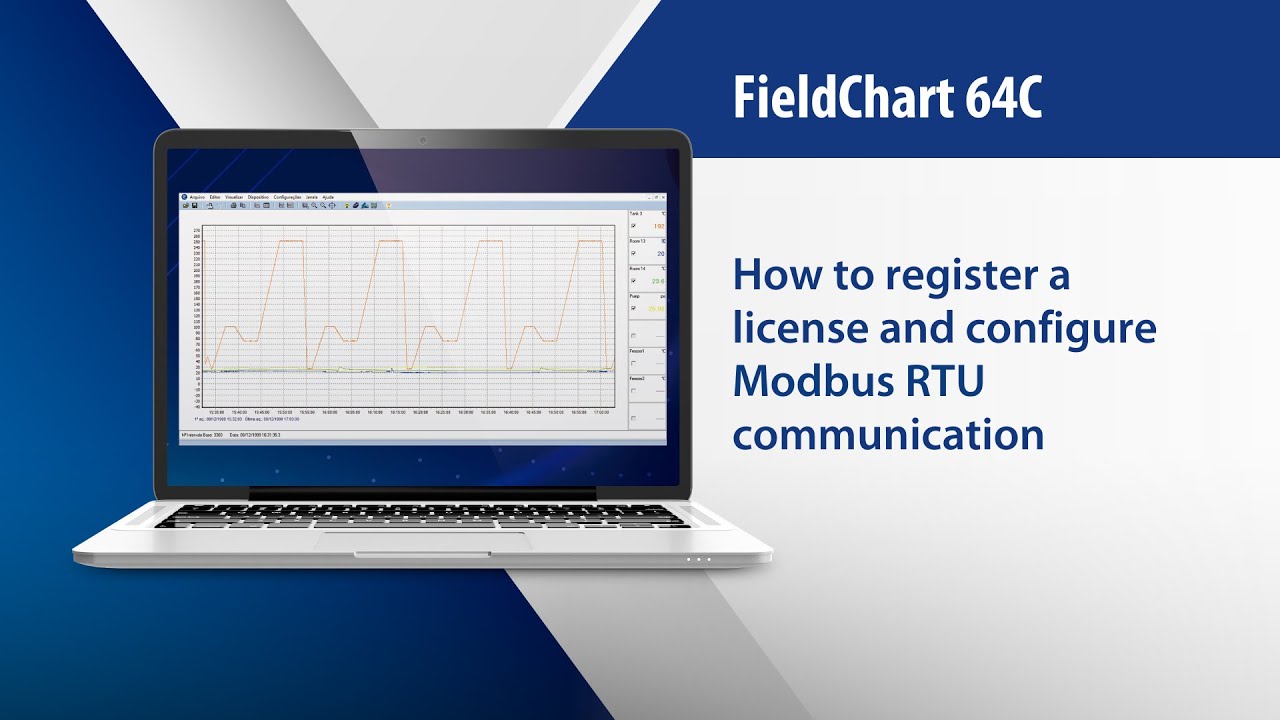 FieldChart 64C - How to register a license and configure Modbus RTU ...